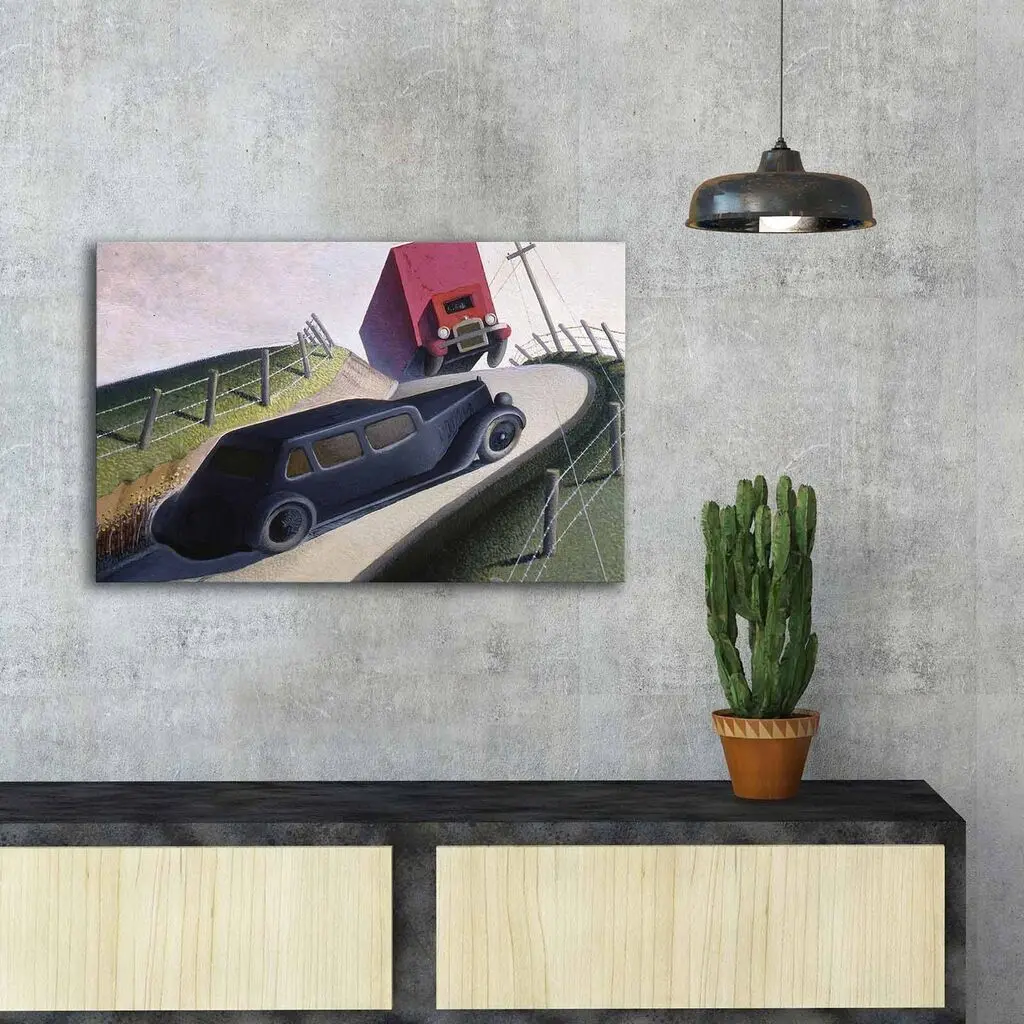 Wallity Dekorativna slika na platnu, 45x70cm, Šarena