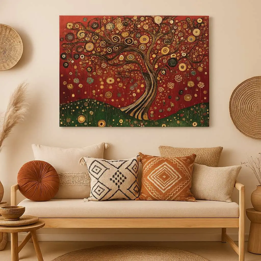 Wallity Dekorativna slika na platnu, 70x100cm, Šarena