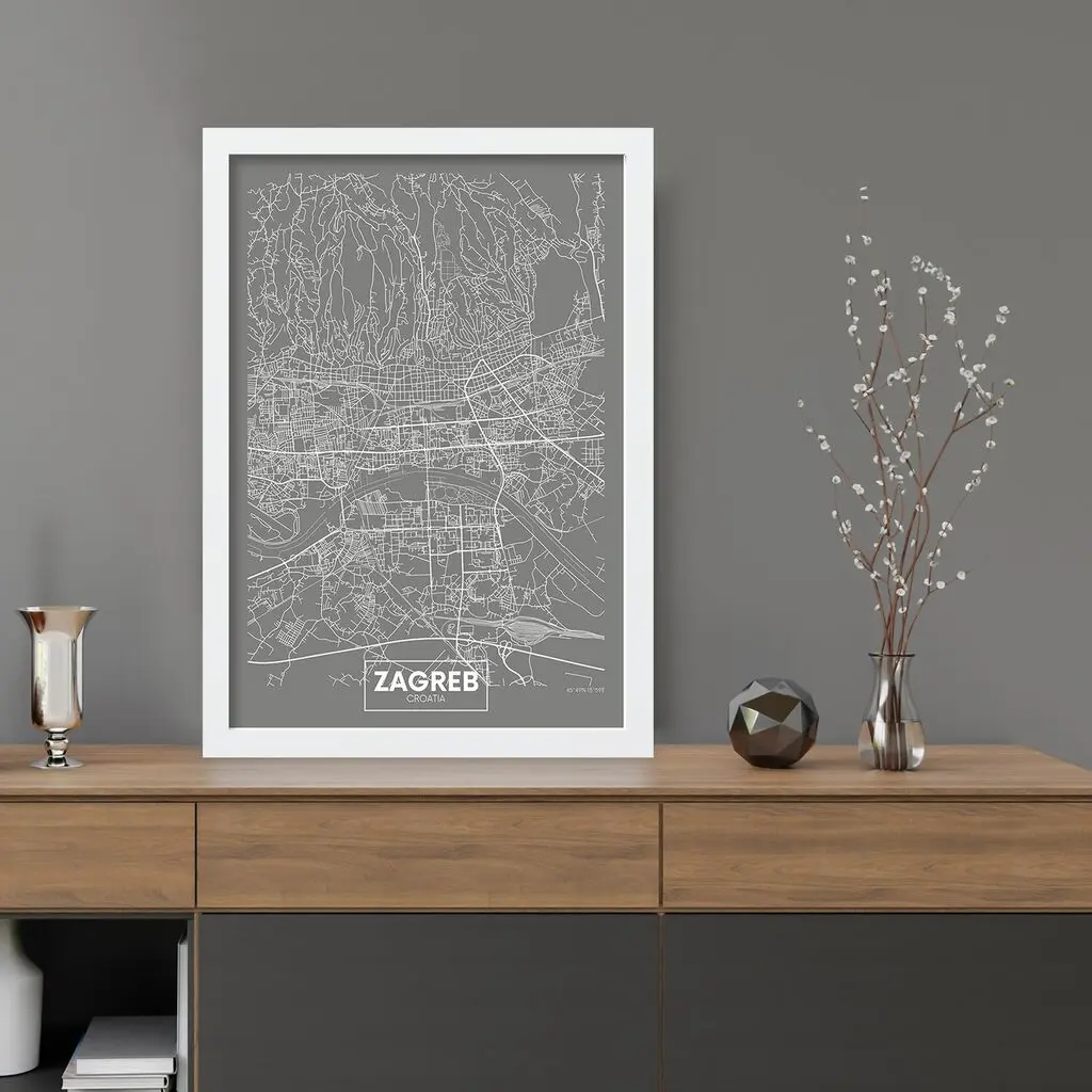 Wallity Dekorativna slika na platnu, 40x55cm, Šarena