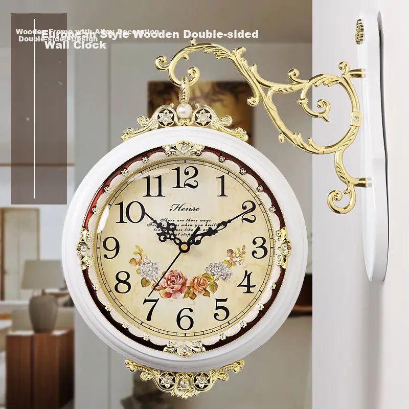 Hense Zidni sat HDS01, 42 cm, Beli