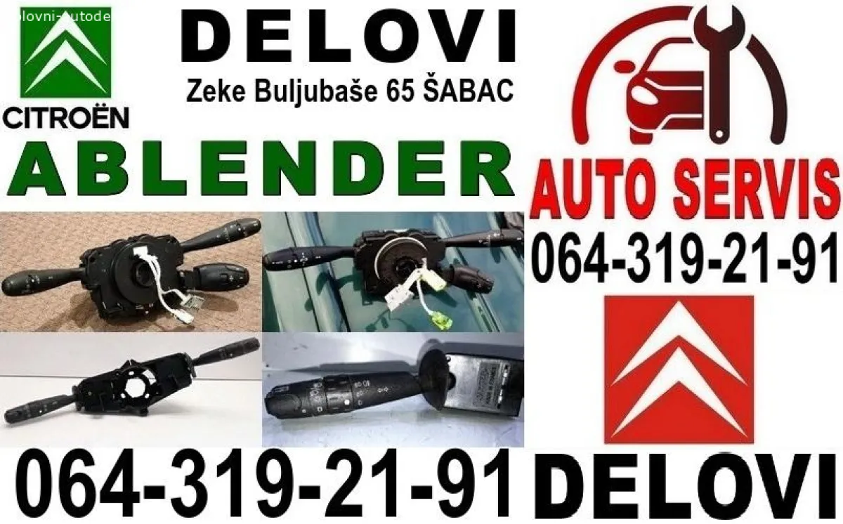 ABLENDER Citroen C3 C5 C8 Saxo C2v Xsara Picasso