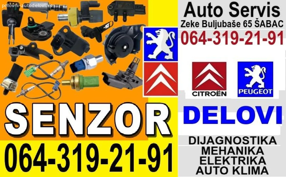 SENZOR Pežo Citroen Peugeot