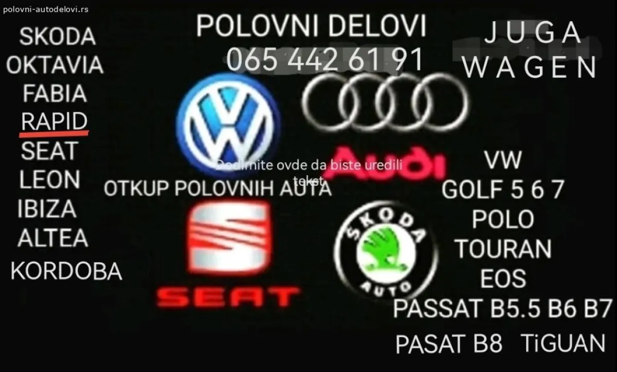 Folcvagen Audi Skoda Seat