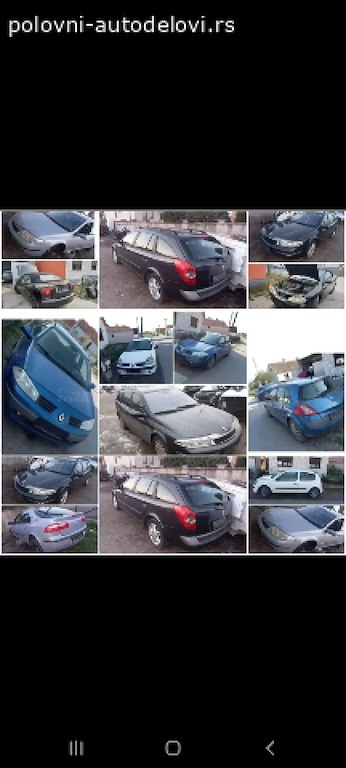 Polovni Delovi za Renault vozila od 1999-2008