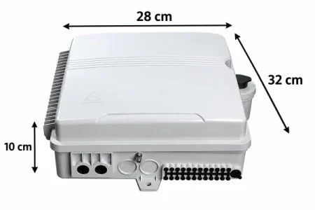 Gembird OPTIC-24 Core GMB fibe opticr splitter box IP65 outdoor FTTH Termination ABS,24:1 razvodna kutija