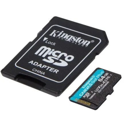 Kingston Micro SD 64GB Canvas Go Plus SDCG4/64GB +adapter