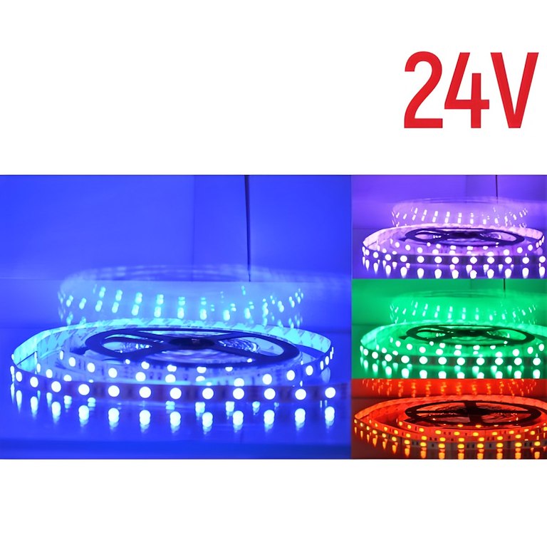 Mitea MLR-5050-60 SMD RGB LED traka 24V 8W/m IP20, 5m, 60 LED/m