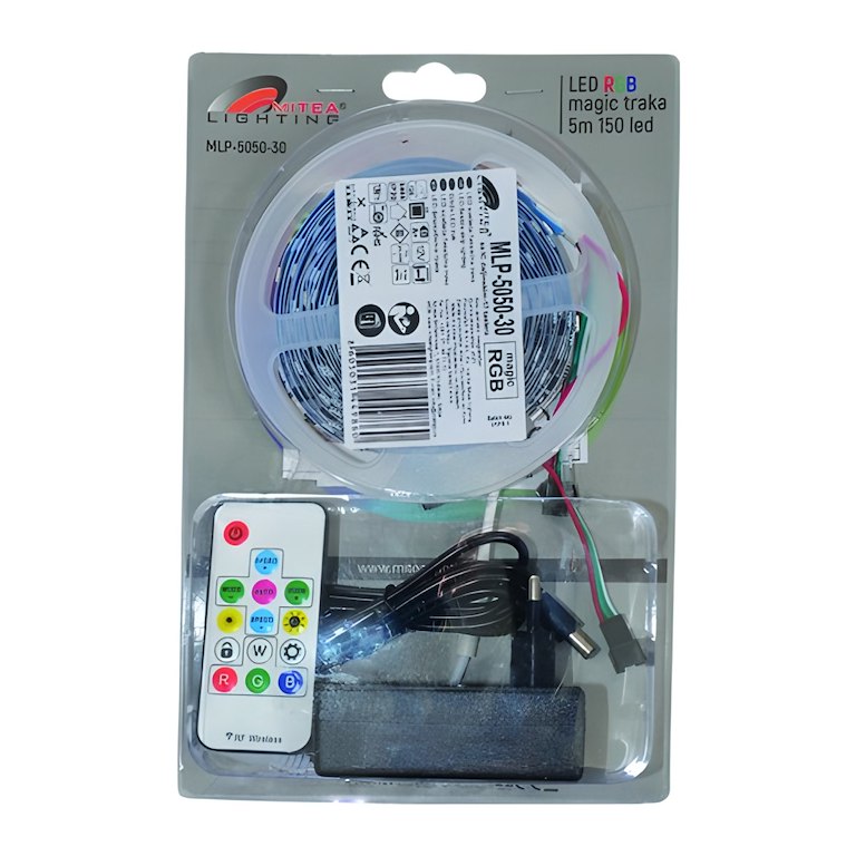 Mitea MLP-5050-30 Magic RGB LED traka 12V 7,2W/m IP20, 5m, set sa daljinskim