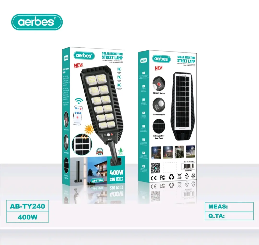 Aerbes AB-TY240 solarna LED ulična lampa - 400W