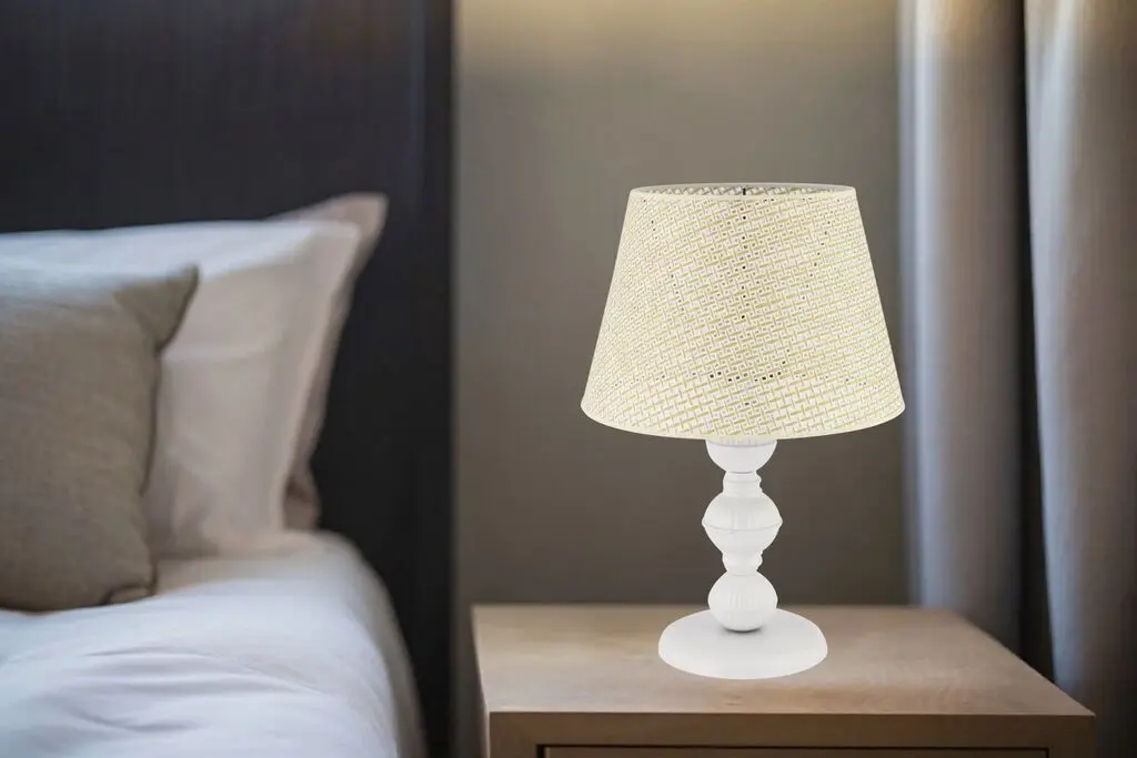 Opviq Stona lampa 300 Hazeran, 60 W, 45 cm, Krem