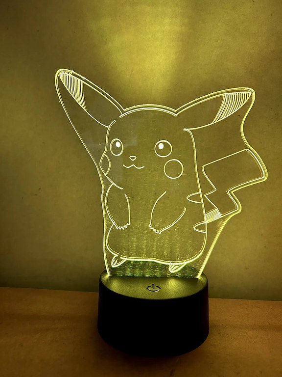 Gentilis Pikachu RGB Led Lampa