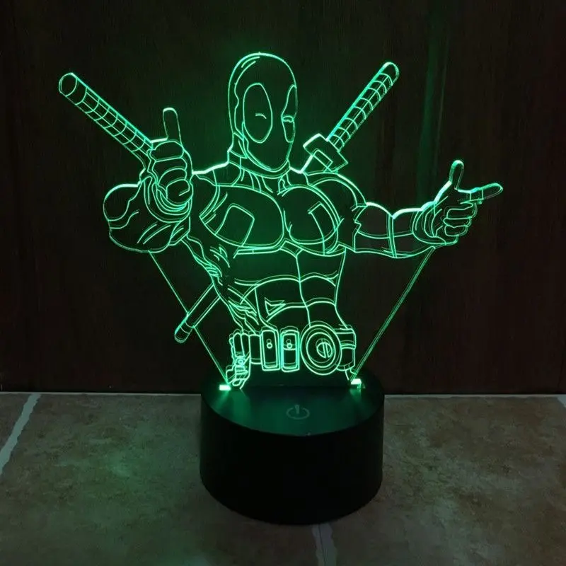 Gentilis Deadpool RGB Led Lampa
