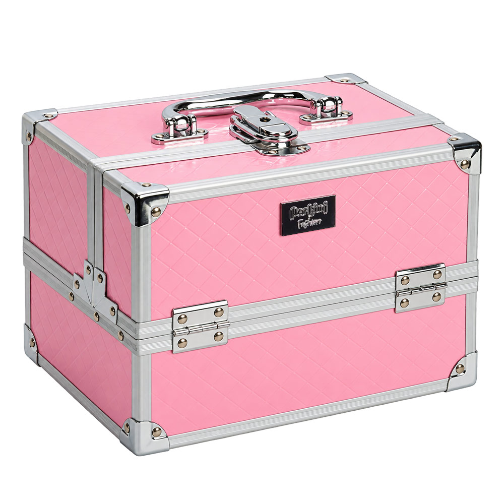 LUX Kofer za šminku Pink quilted