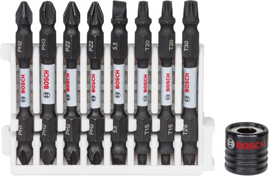 Bosch Impact Control 9-delni set dvostranih kovanih bitova dužine 65mm (2608522345)