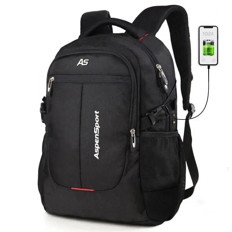 Aspensport Ranac za laptop, 15.1/16", Crni