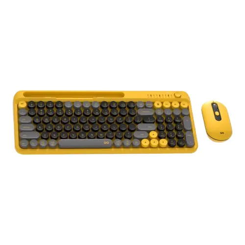 Fantech Set Bežični miš i tastatura WK-899 GO mochi101, Žuta