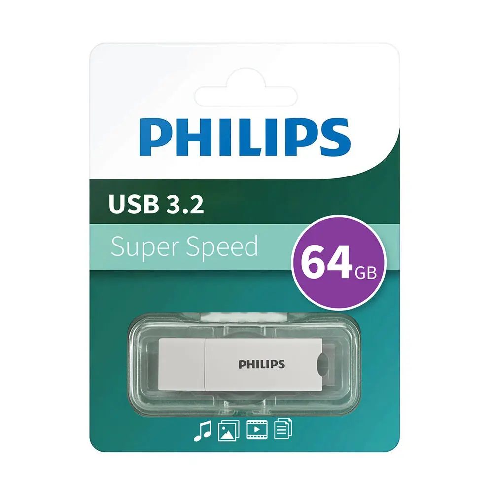 Philips USB flash memorija 10UA, USB 3.2, 64GB