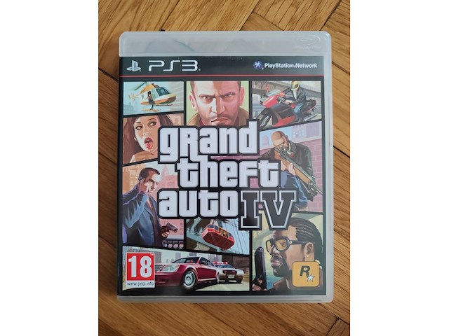 PS3 GTA IV Grand Theft Auto 4 GTA 4
