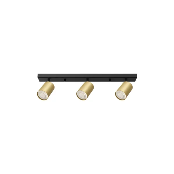 Braytron BH04-00836 | Spot lampa | zlatna-crna | 3xGU10