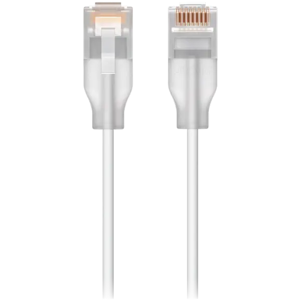 Ubikuiti Cable UACC-Cable-Patch-EL-0.3M-V, bela