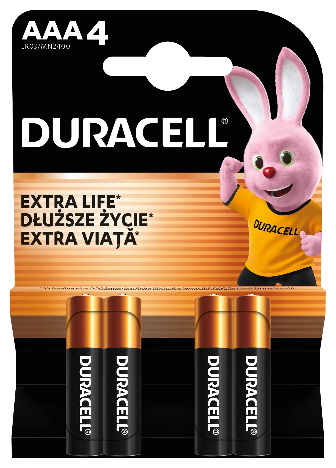 Duracell Alkalne baterije Basic AAA LR03 1,5V 4/1