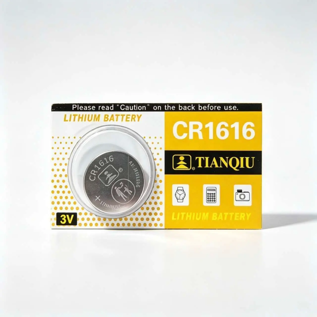 TIANQIU CR 1616 3V Litijumska Dugmasta Baterija - 1 Kom / Lithium Battery