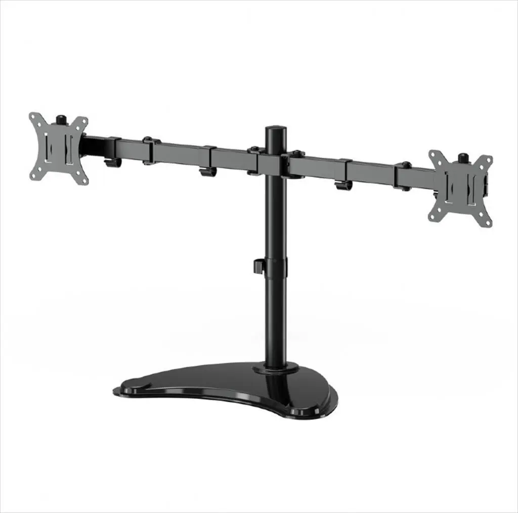 Gembird nosač za dva monitora 13-32 inča VESA 75/100, nagibni, okretni MS-D2ST-02