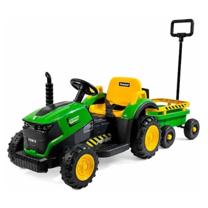 Zeleni traktor sa daljinskim upravljanjem
