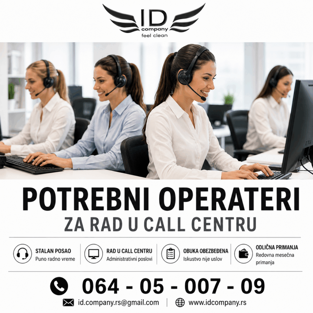 Potrebni operateri za rad u call centru