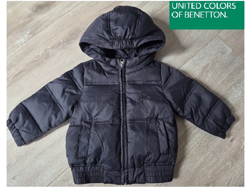 BENETTON zimska jaknica za bebe 9-12m, Vel. 74