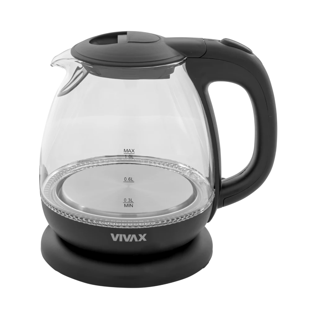 VIVAX Stakleno kuvalo za vodu 1 l, 1100 W, WH-100G