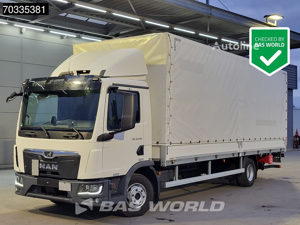 MAN TGL 12.250 4X2 12tonner 6-cylinder 1500kg ladebordwand Automatic kamion s ceradom