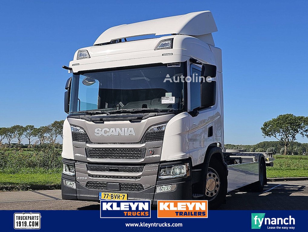 Scania P420 vozilo za prevoz kontejnera