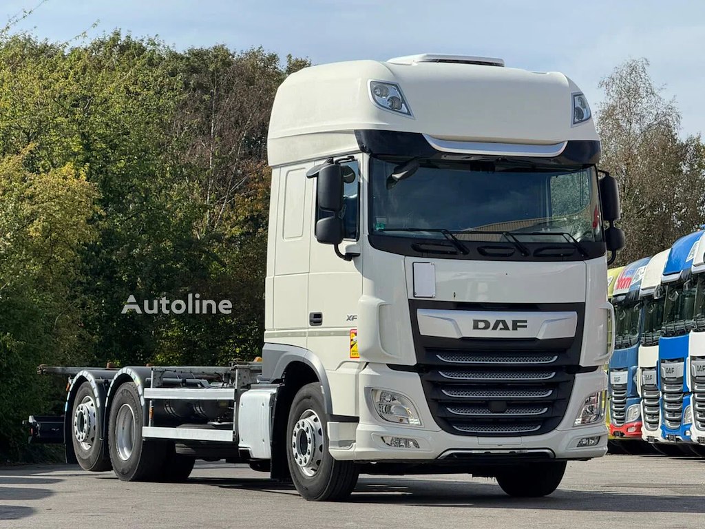 DAF XF 480 BDF FAN SSC, ACC, AHK, Vollluft vozilo za prevoz kontejnera