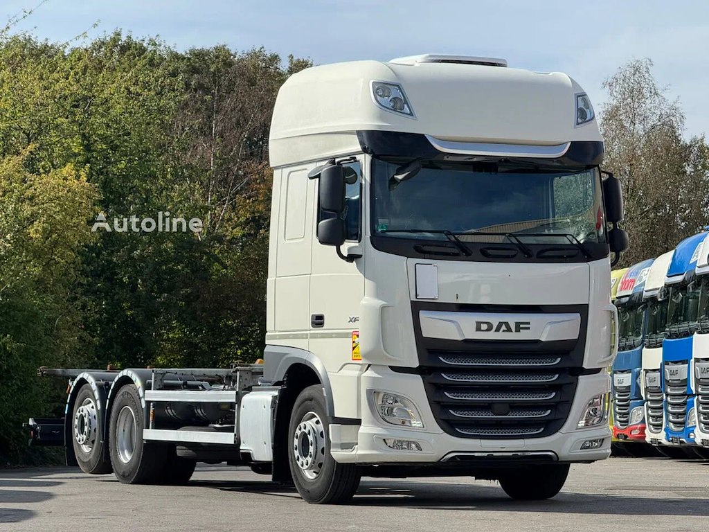DAF XF 480 BDF FAN SSC, ACC, AHK, Vollluft vozilo za prevoz kontejnera