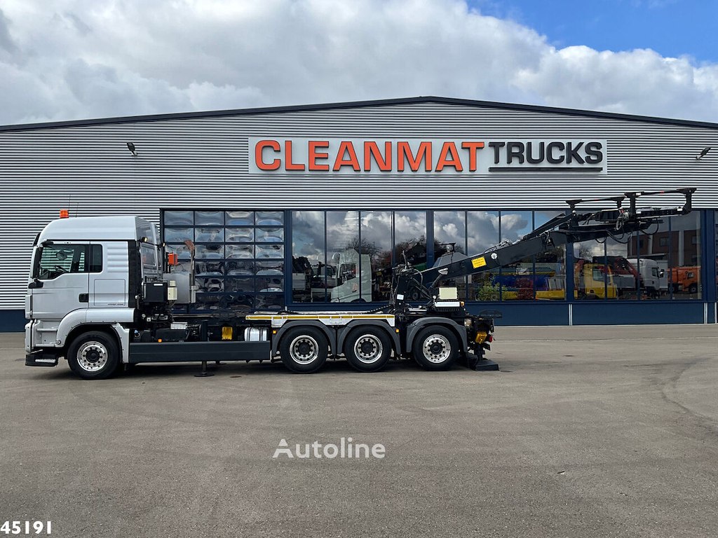 MAN TGS 35.480 Euro 6 8x4 Deuringer Garagetransporter vozilo za prevoz kontejnera