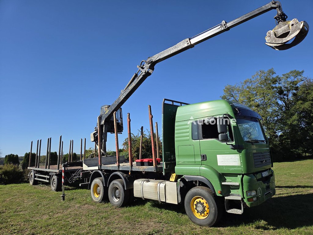 MAN TGA 33.430 kamion za prevoz drva