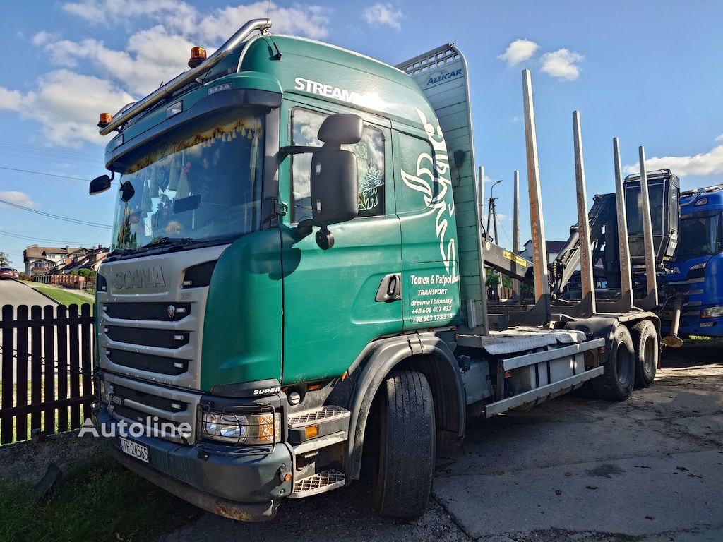 Scania G-450 kamion za prevoz drva