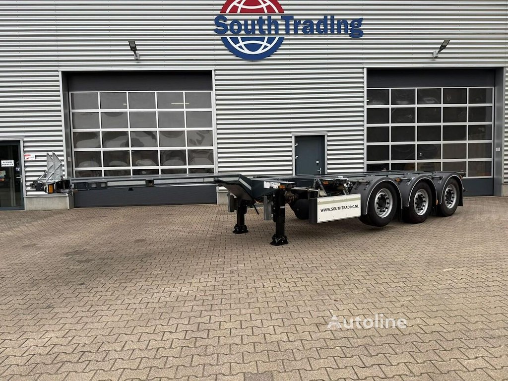 D-Tec FLEXITRAILER APK/MOT/TUF 17-10-2027 poluprikolica za prevoz kontejnera