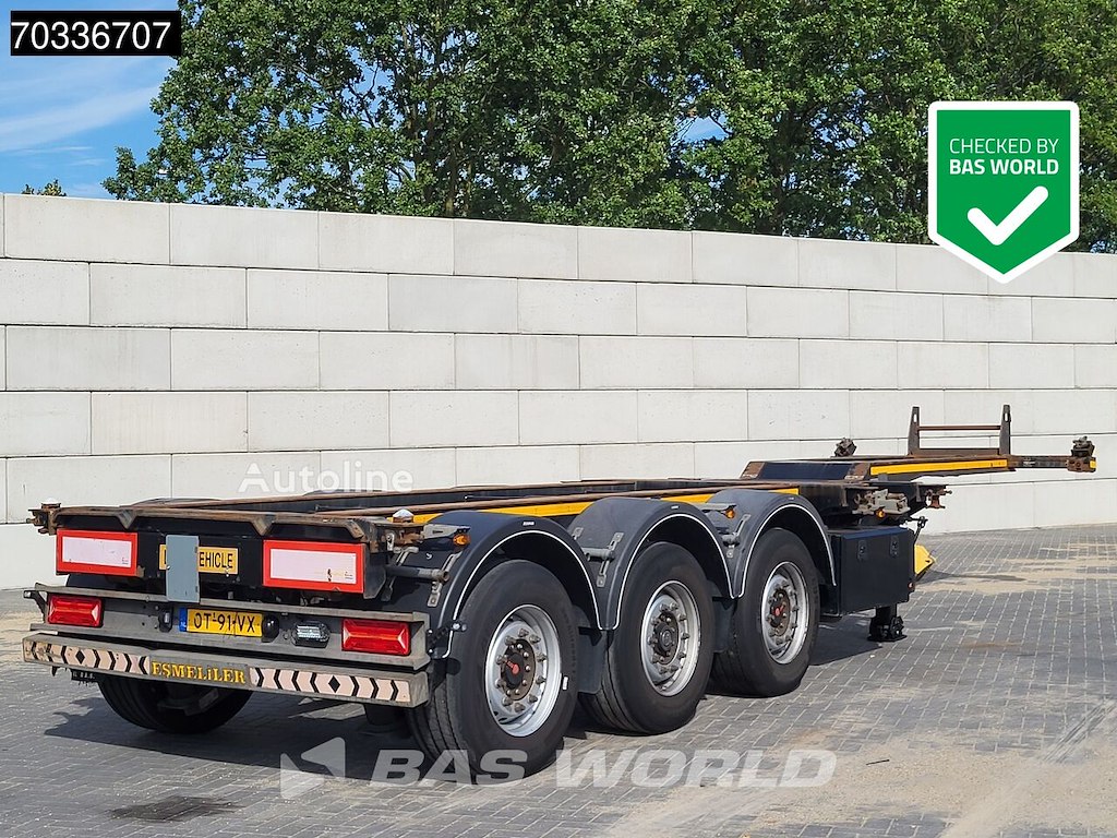 Esmeliller ASD 3 axles poluprikolica za prevoz kontejnera