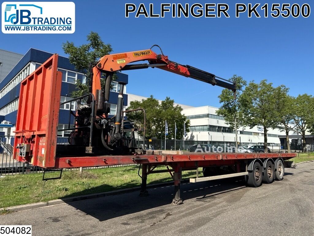 Samro open laadbak Palfinger PK 15500, 2005 poluprikolica platforma