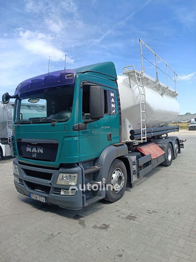 MAN TGS 26.400 Spitzer 24 m3 flour cisterna silos