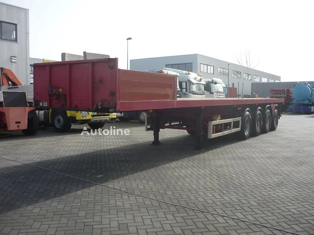 Mol 4 Axel ballast trailer poluprikolica sa ravnom platformom