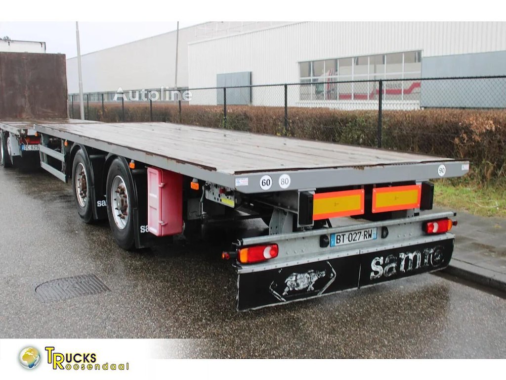 Samro 2 axle prikolica sa ravnom platformom