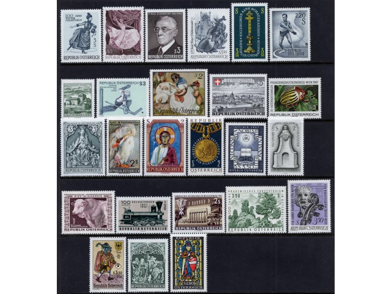 Austrija 1967. Komplet godina **