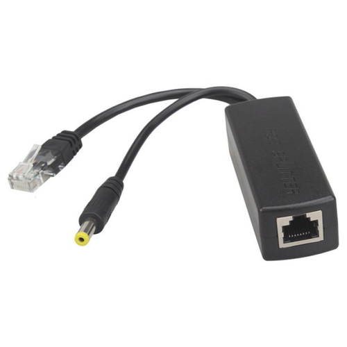 POE-INJ-4812 Gembird Extender 48V POE spiter kabl(RJ45 input 44V-57V), output 12V/1-2A, 100m