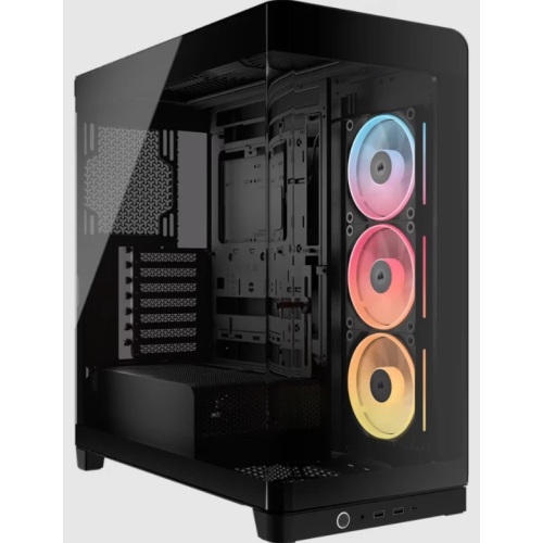 Corsair FRAME 4500X LX-R RGB iCUE LINK CC-9011316-WW kućište mid tower panoramsko staklo crno