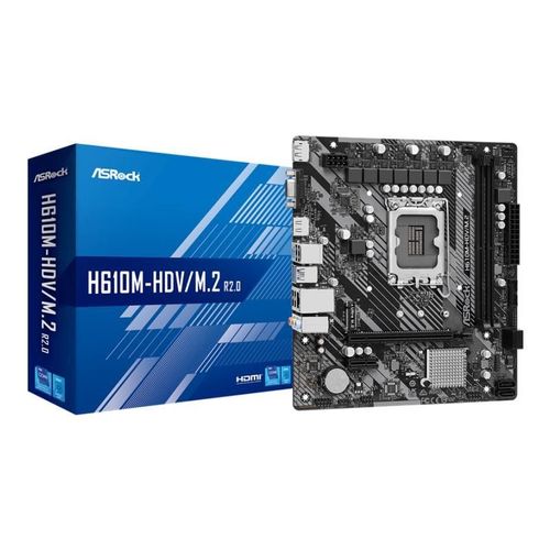 ASRock H610M-HDV/M.2 R2.0 matična ploča LGA1700 Intel H610 microATX DDR4