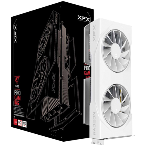 XFX Swift AMD Radeon RX 9060 XT OC 8GB GDDR6 grafička karta, bela