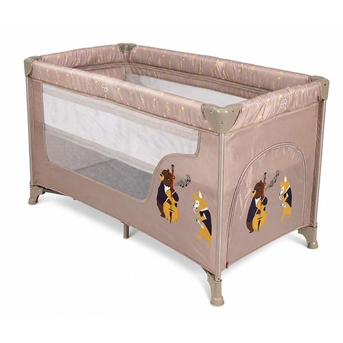 BBO prenosivi krevetac BP263 Dream&Play 2 nivoa sa dušekom, Beige